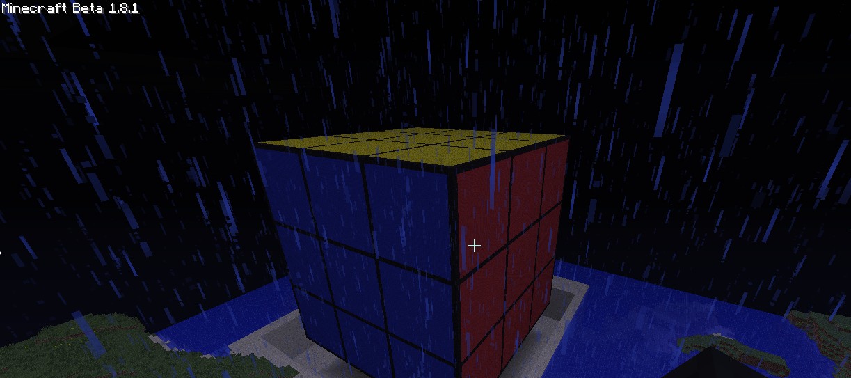 Giant Rubik's cube ! (must see) Minecraft Map